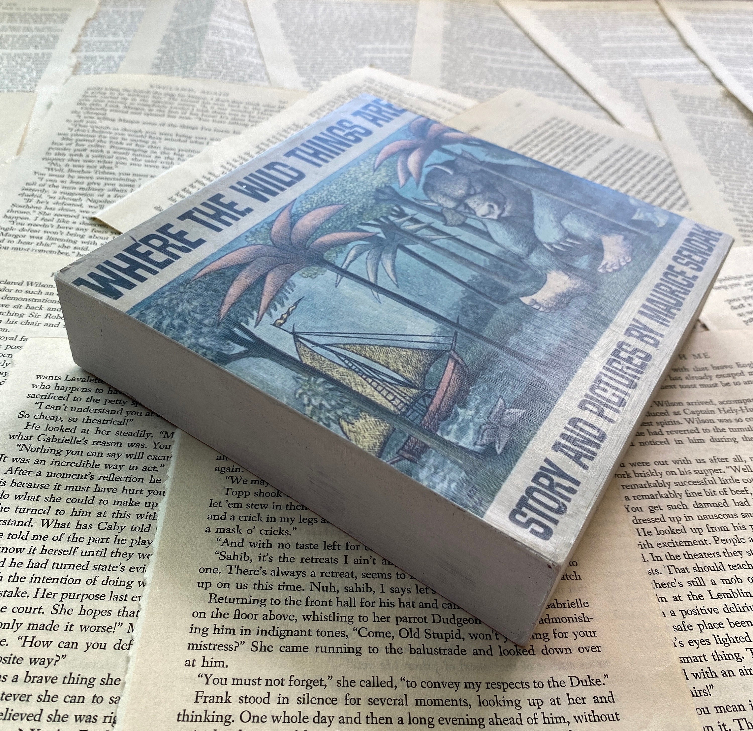 Vintage Book Cover Wall Art | Kids Book Wall Art | Reading Nook Decor ...