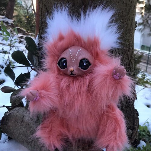 Poseable Creature Art Doll OOAK Green Mila Plushie Realistic - Etsy