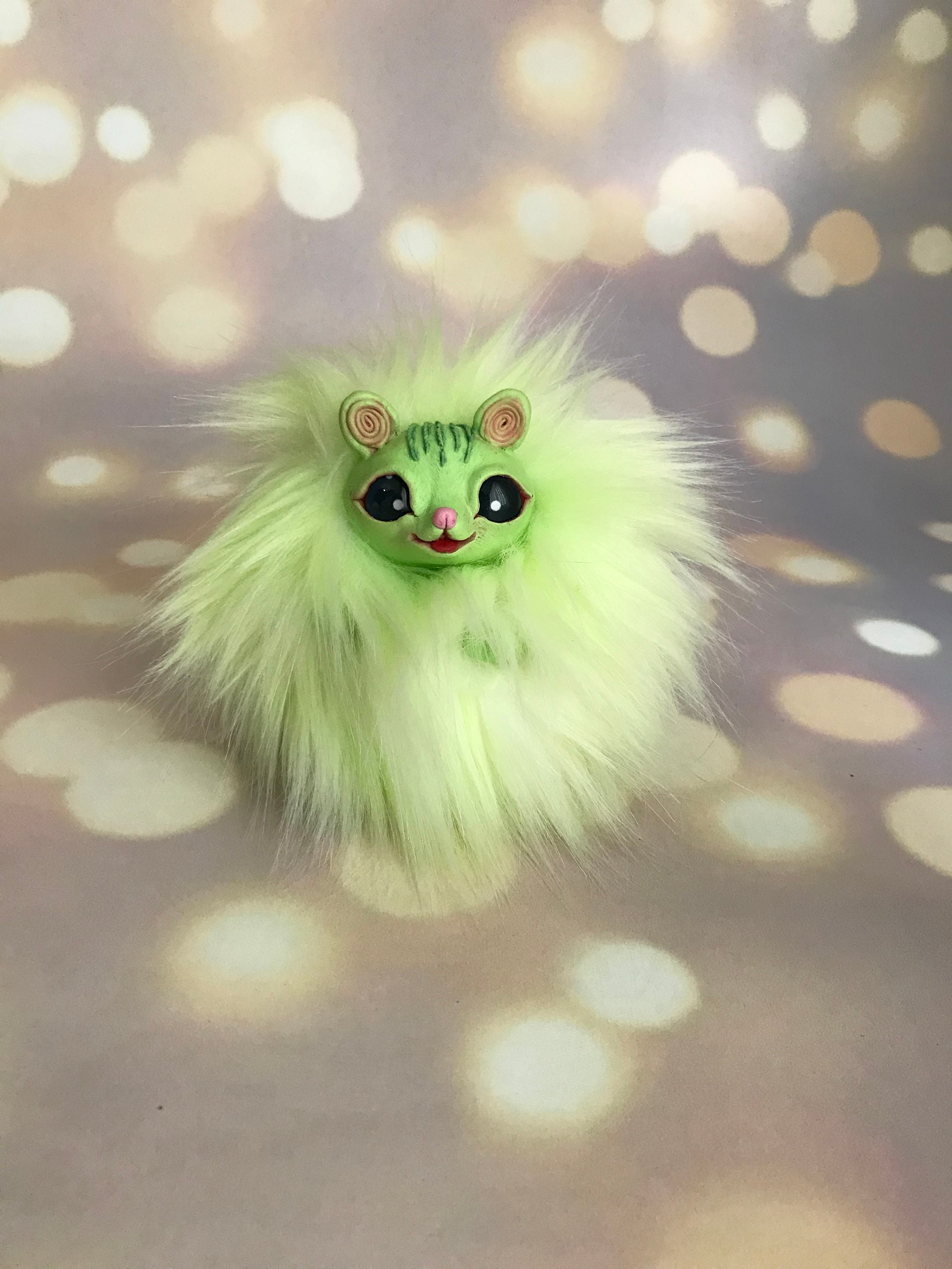 Poseable Creature Art Doll OOAK Green Mila Plushie Realistic - Etsy