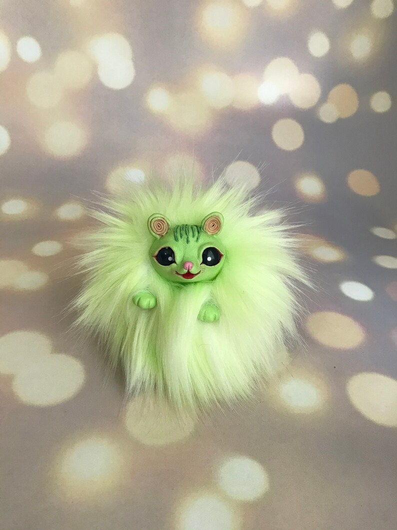 Poseable Creature Art Doll OOAK Green Mila Plushie Realistic - Etsy