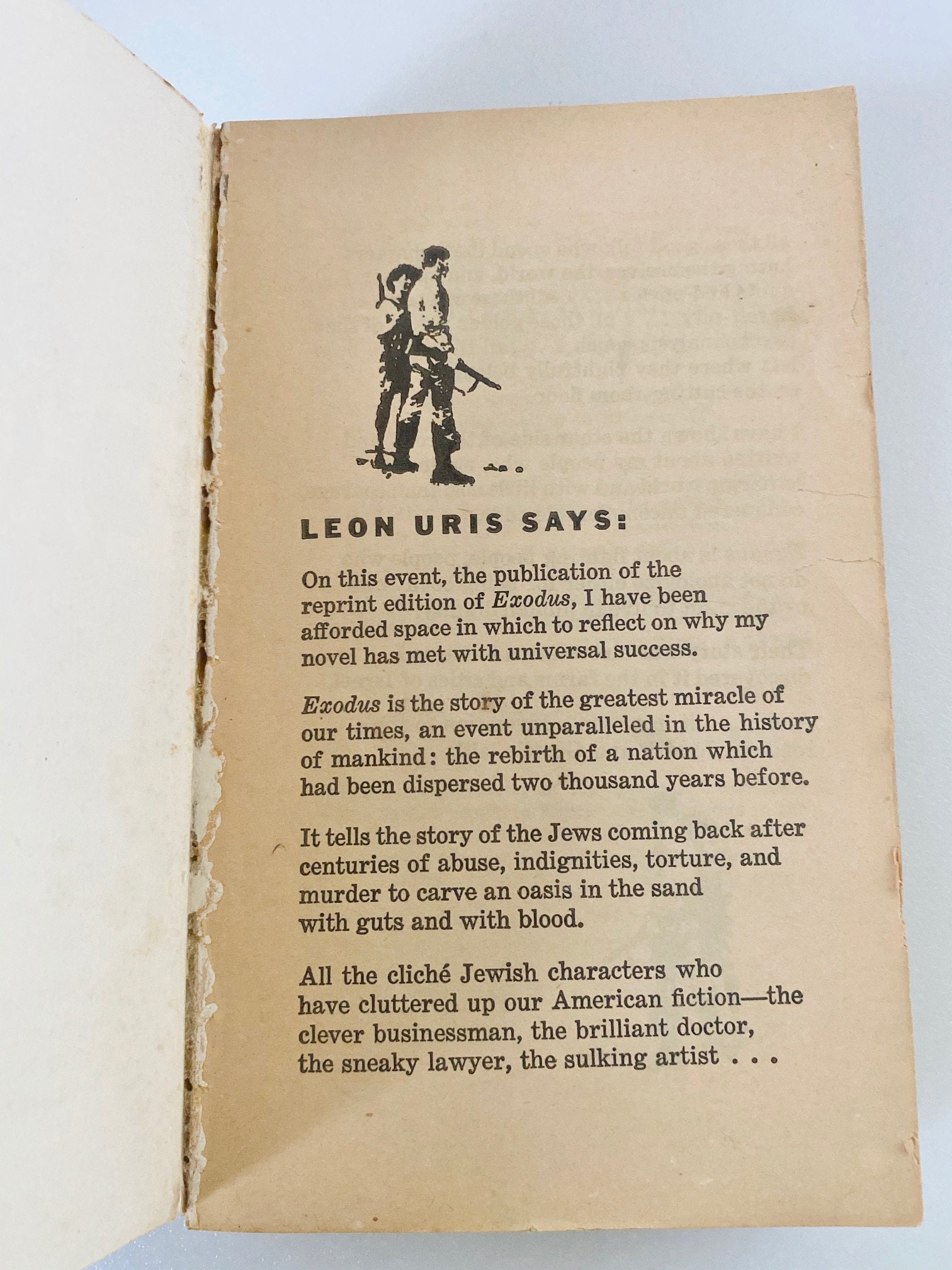 Exodus by Leon Uris Bantam Books Printing 1959 - Etsy UK