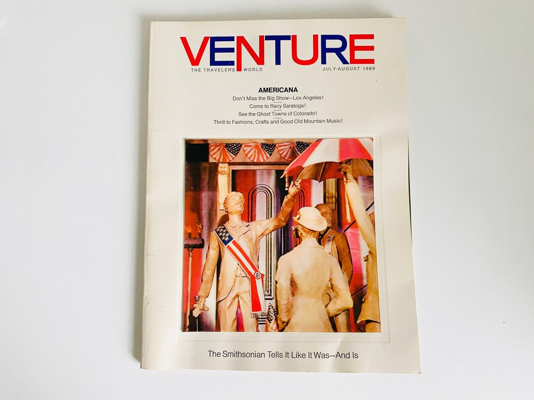 VENTURE Travel Magazine July-august 1969 3D, Holographic, Lenticular ...