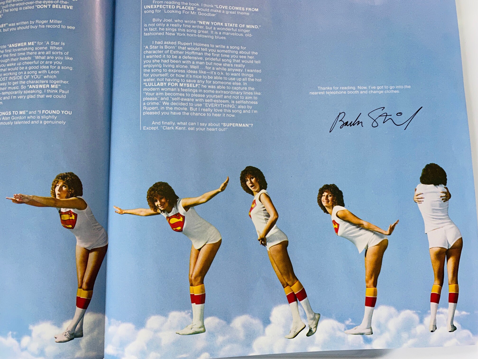 Barbara Streisand Superman Released 1977 on Columbia Records - Etsy UK