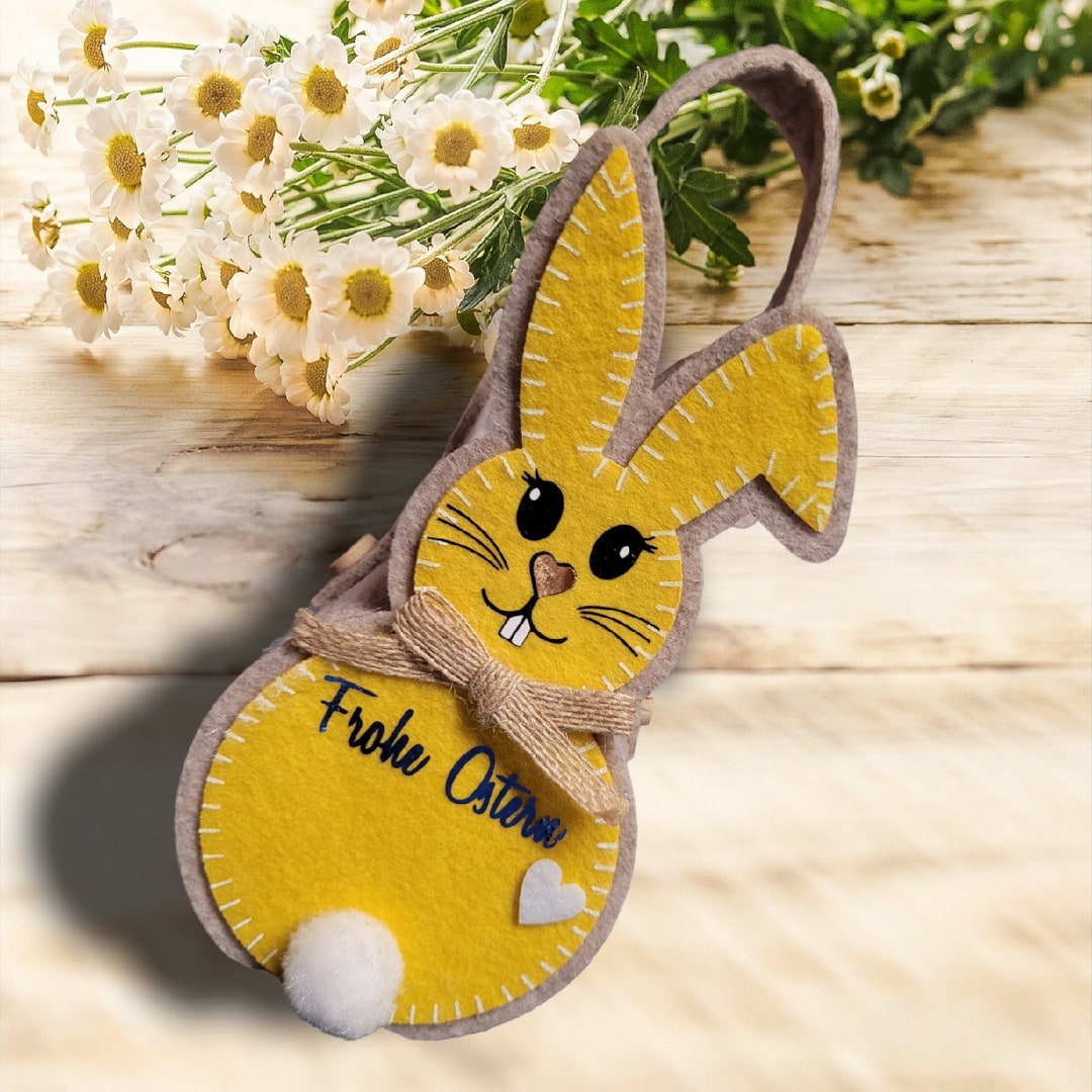 Filzkorb Filzkörbchen Osterhase Geschenke Ostern Filz - Etsy