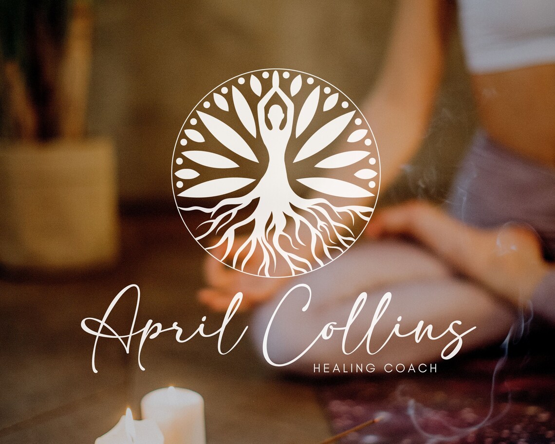 Premade Logo Design Tree of Life Spiritual Green Teal - Etsy