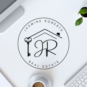 PREMADE BROKER LOGO, Real Estate Logo Design for Agents, Submark and ...