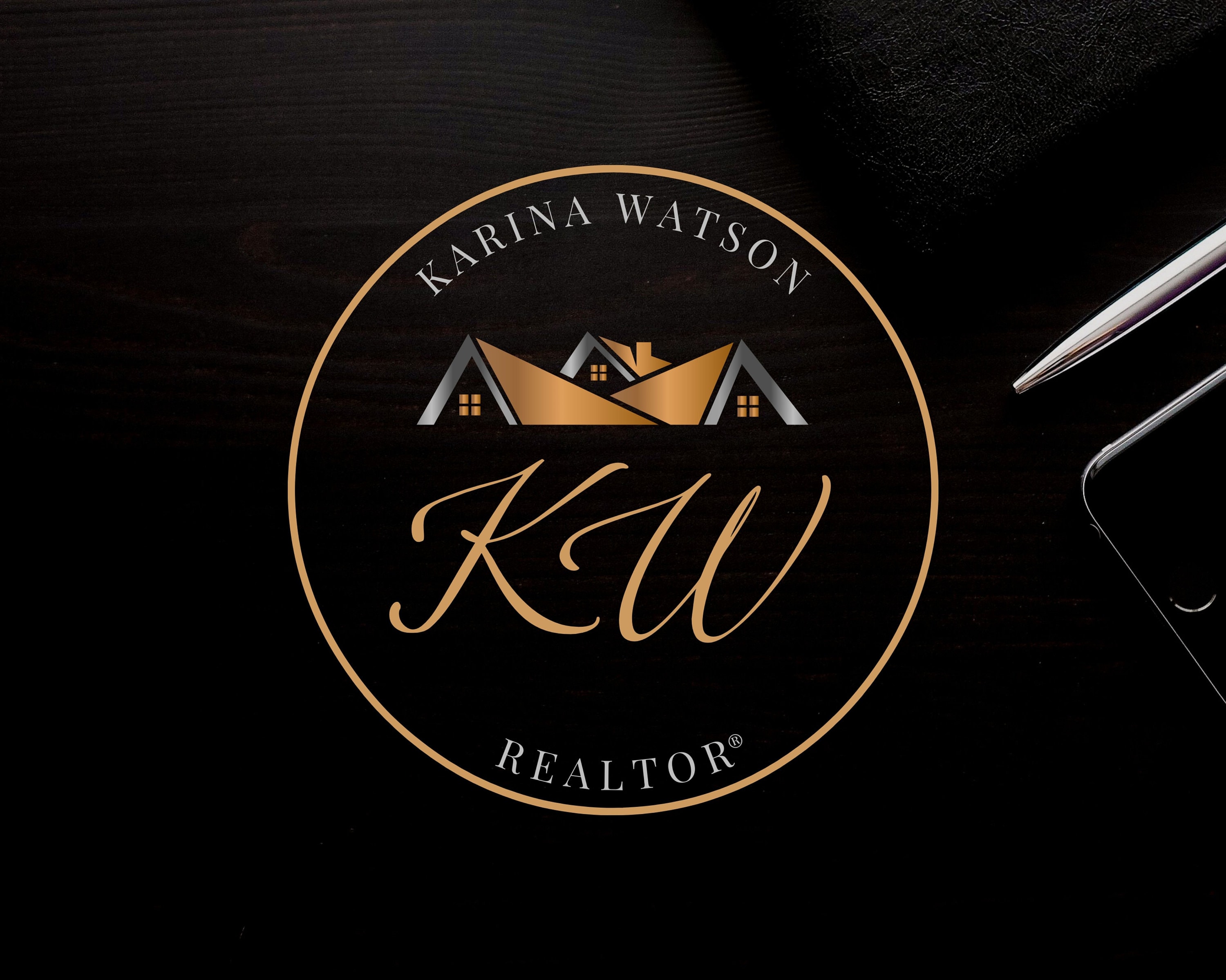 Editable Realtor Logo Design DIY Logo Canva Template Real | Etsy Australia