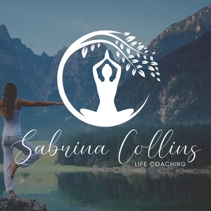 Premade Logo Design, Spiritual Logo, Yoga Logo, Wellness Life Coaching ...