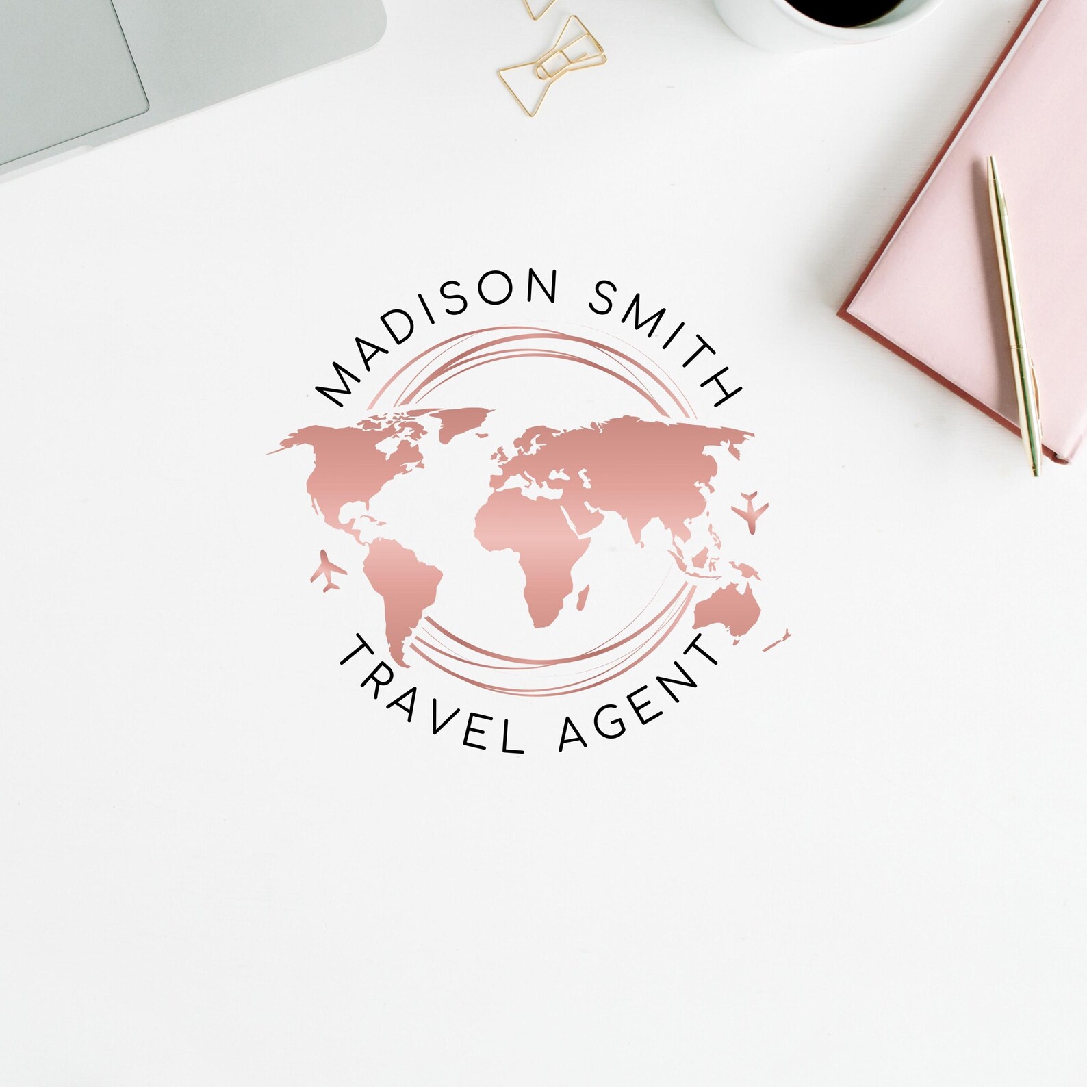 Travel Agent Premade Logo Design, Travel Agency Branding, Vacation ...