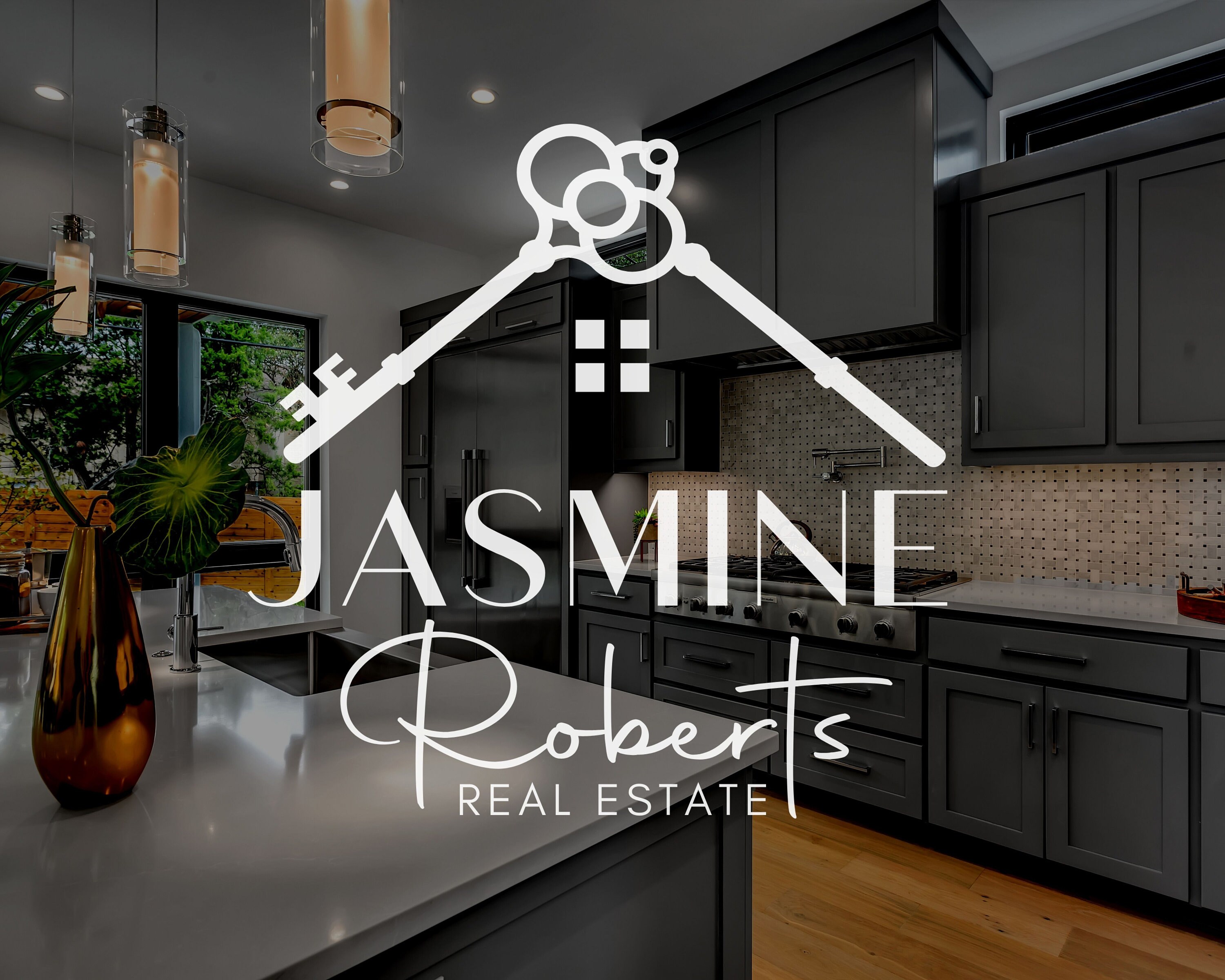 Real Estate Rose Gold Premade Logo Design Full Set: Logo - Etsy