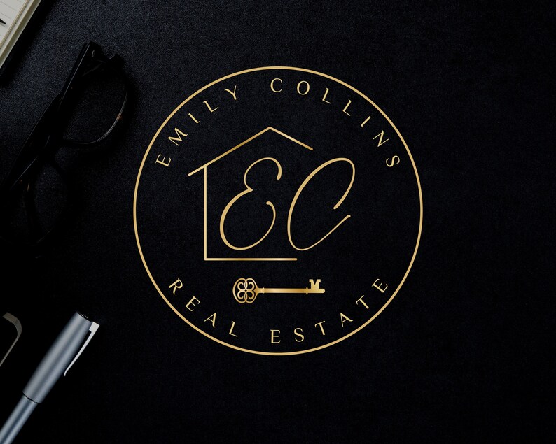 Premade Real Estate Logo Gold Realtor Logo Submark and | Etsy
