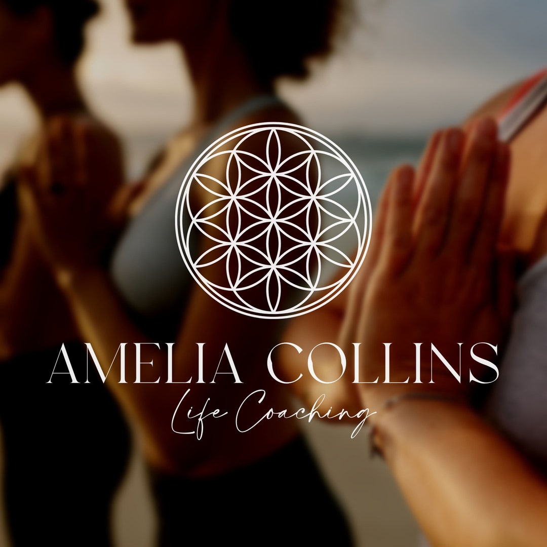 Flower of Life Editable Logo, Instant Access, DIY Canva Template Logo ...