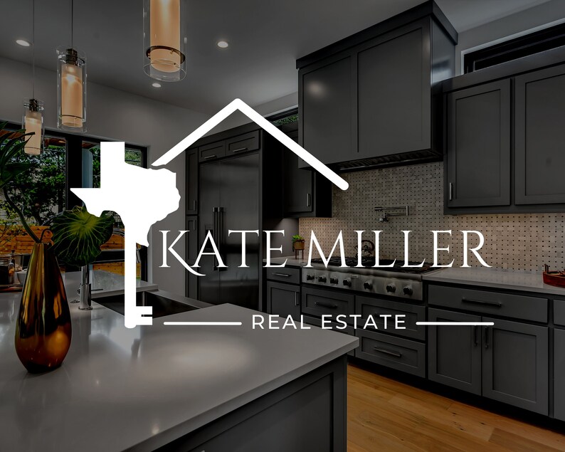 Texas Real Estate Logo Design. Texas Broker Logo is a House Signature ...