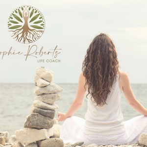 Psychology Life-coach Mandala Logo Design, Editable Template, Instant ...