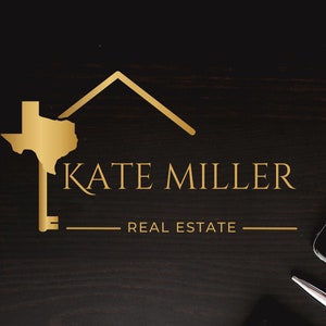 Texas Real Estate Logo Design. Texas Broker Logo is a House Signature ...