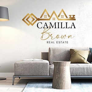 PREMADE BROKER LOGO, Real Estate Logo Design for Agents, Submark and ...