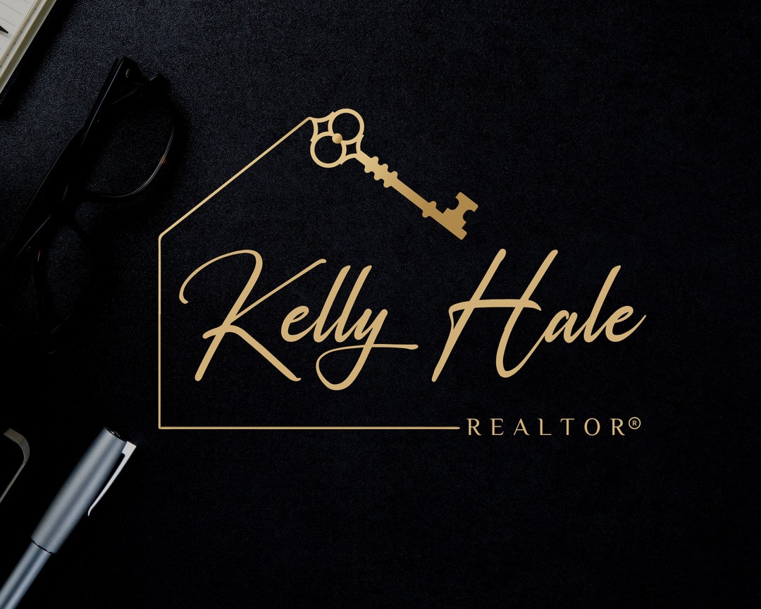 REALTOR Gold Signature Logo Design - Real Estate Logo, Submark Logo and ...