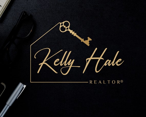 REALTOR Gold Signature Logo Design Real Estate Logo Submark - Etsy