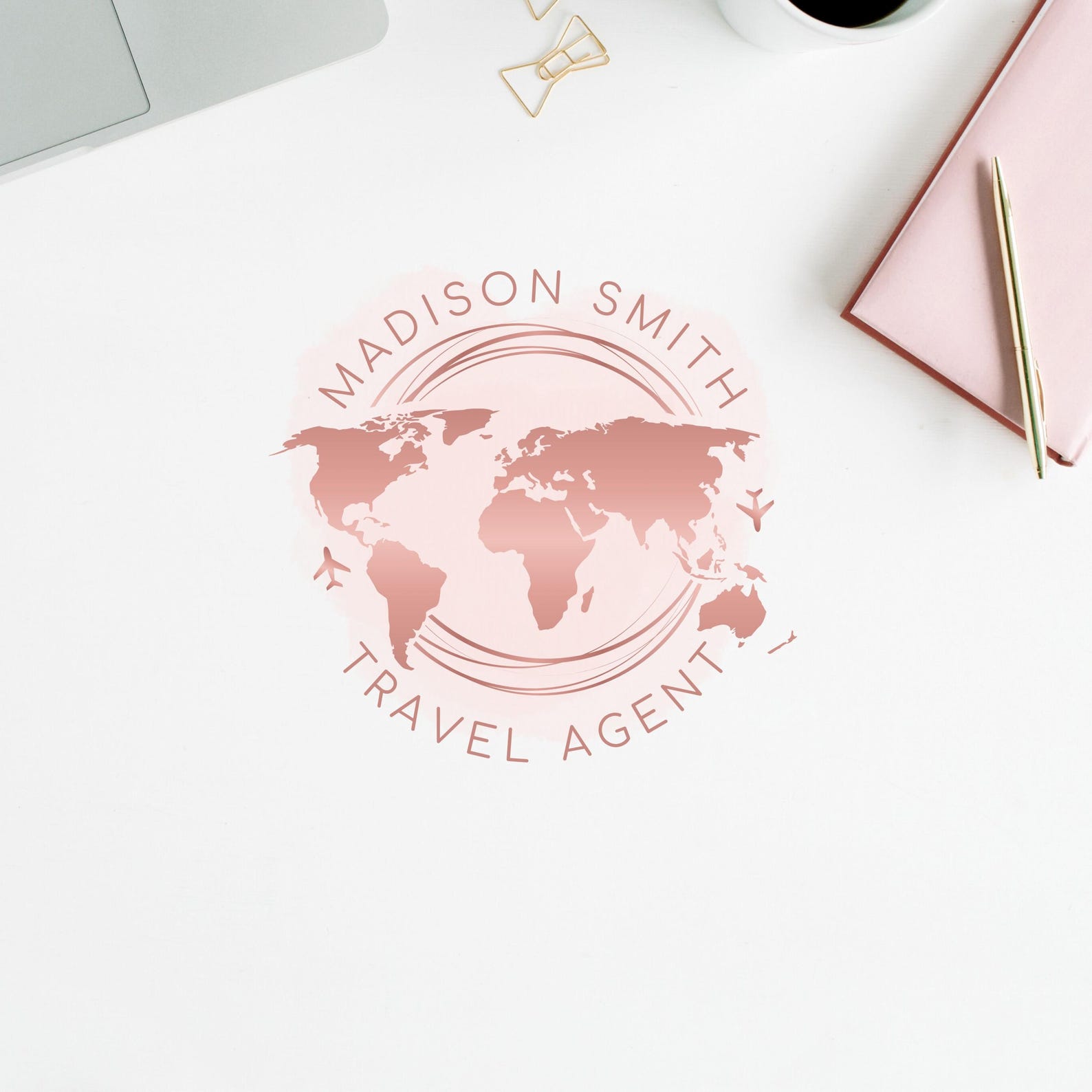 Travel Agent Premade Logo Design, Travel Agency Branding, Vacation ...