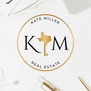 Texas Real Estate Logo Design. Texas Broker Logo is a House Signature ...