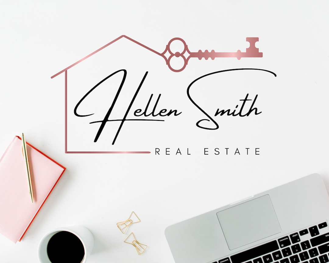 REAL ESTATE Rose Gold Logo - Realtor Branding Kit - Logo, Submarks ...