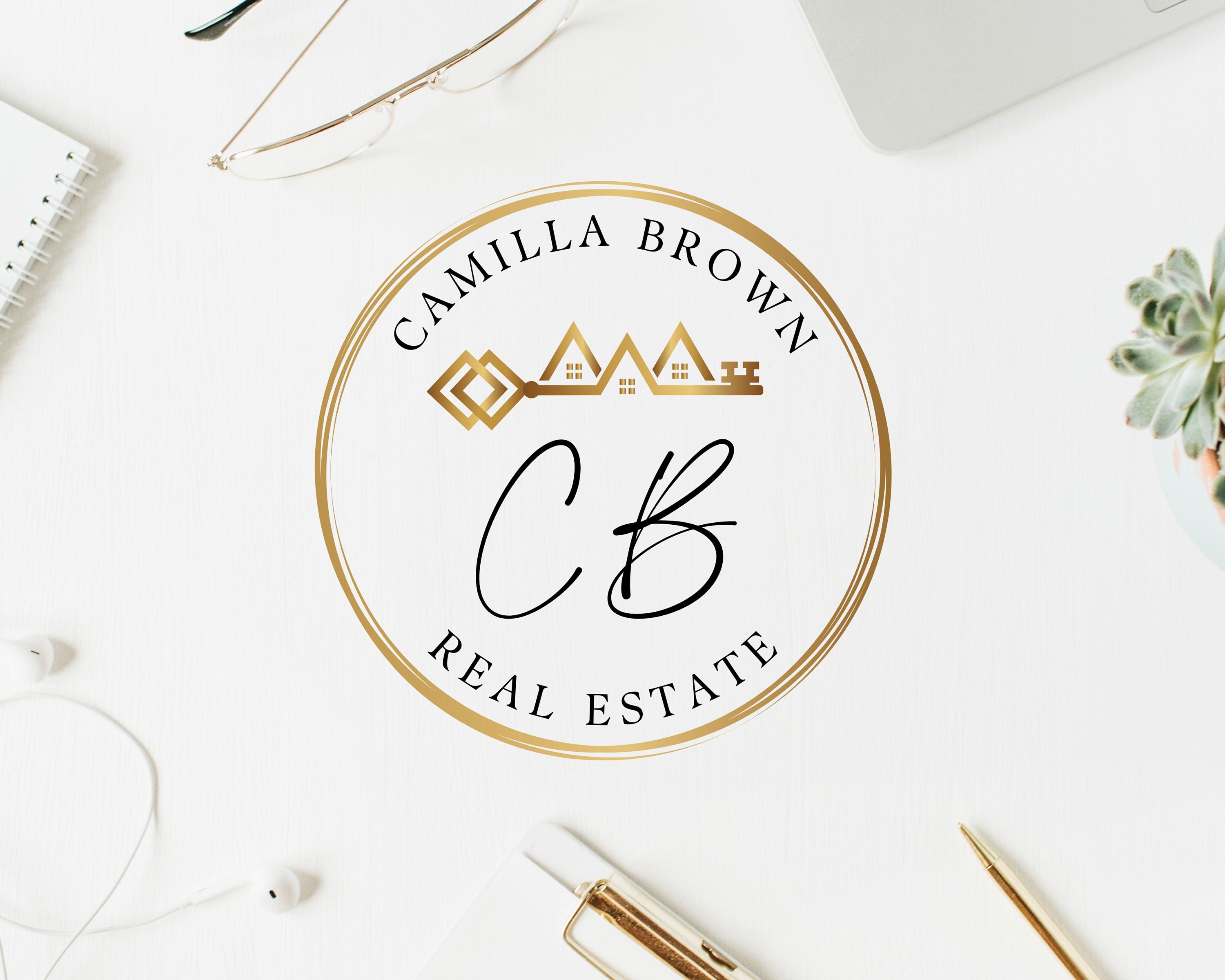 PREMADE BROKER LOGO Real Estate Logo Design for Agents - Etsy