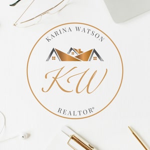 Editable Realtor Logo Design, DIY Logo Canva Template, Real Estate Logo ...