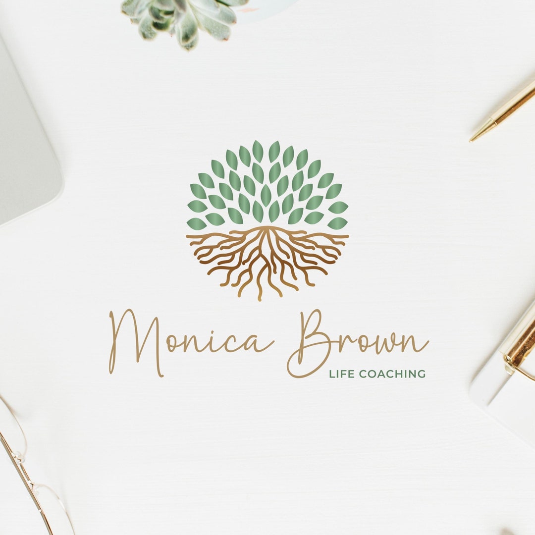 Tree of Life Logo, Wellness Premade Logo, Life Coaching Logo, Yoga ...