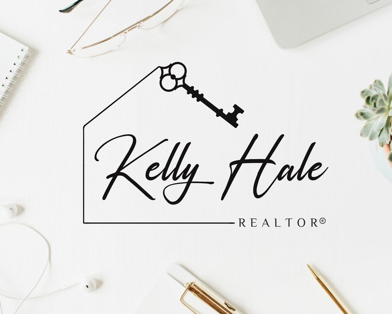 REALTOR Gold Signature Logo Design Real Estate Logo Submark - Etsy