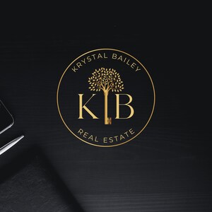 Tree Key Premade Logo, Real Estate Agent Branding, Realtor Logo, Real ...