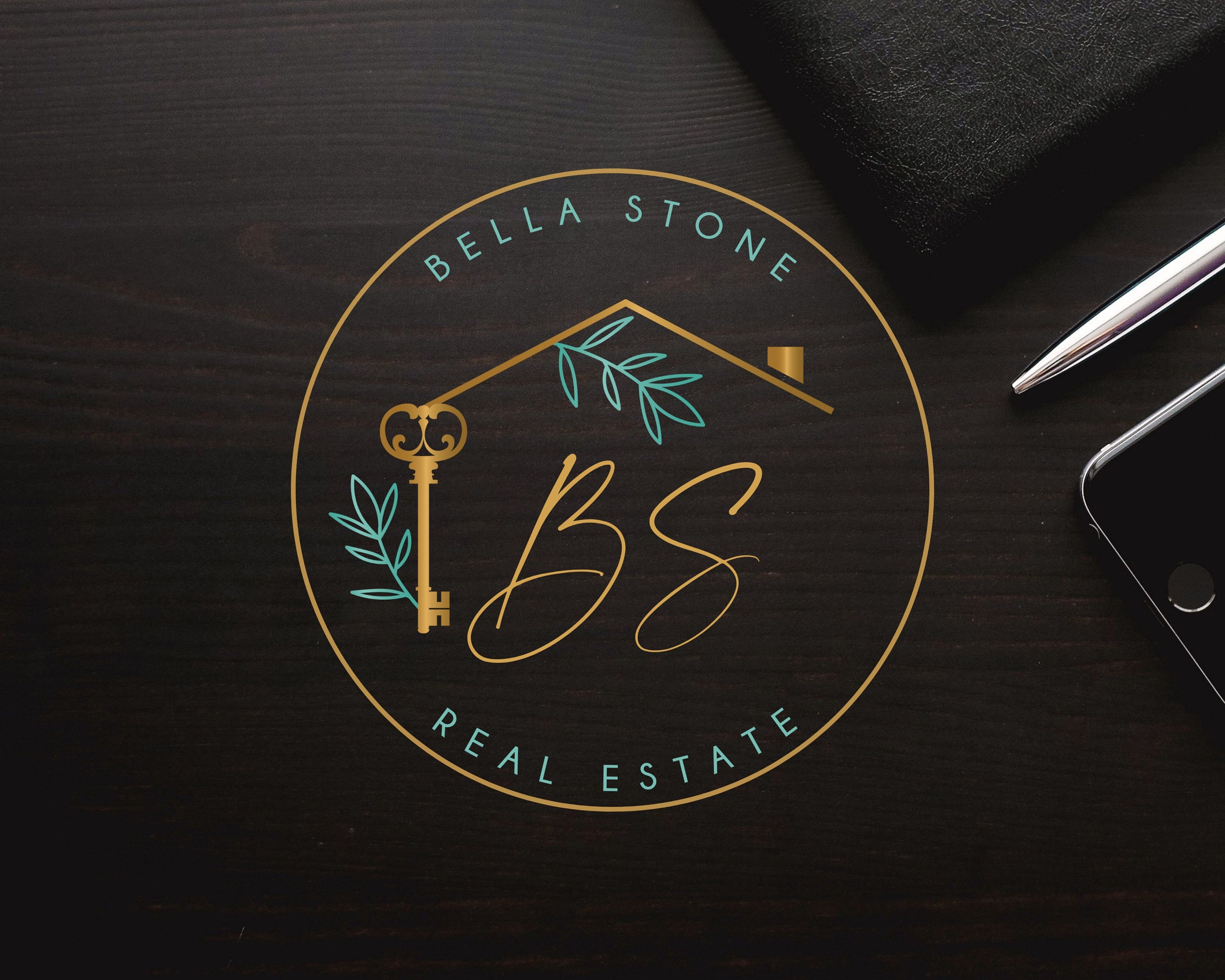 Editable Logo Template, DIY Real Estate Logo Design - Canva Template ...