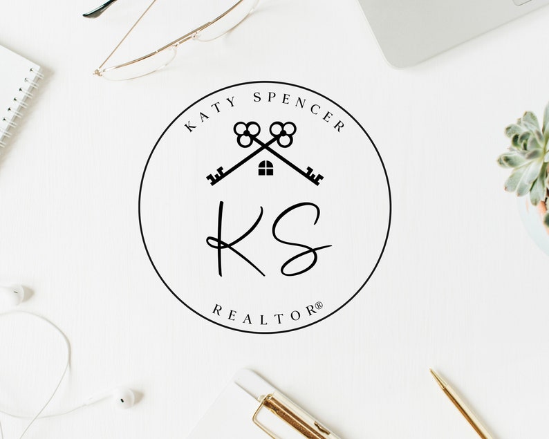 REALTOR Premade Logo Real Estate Stamp Submark and - Etsy