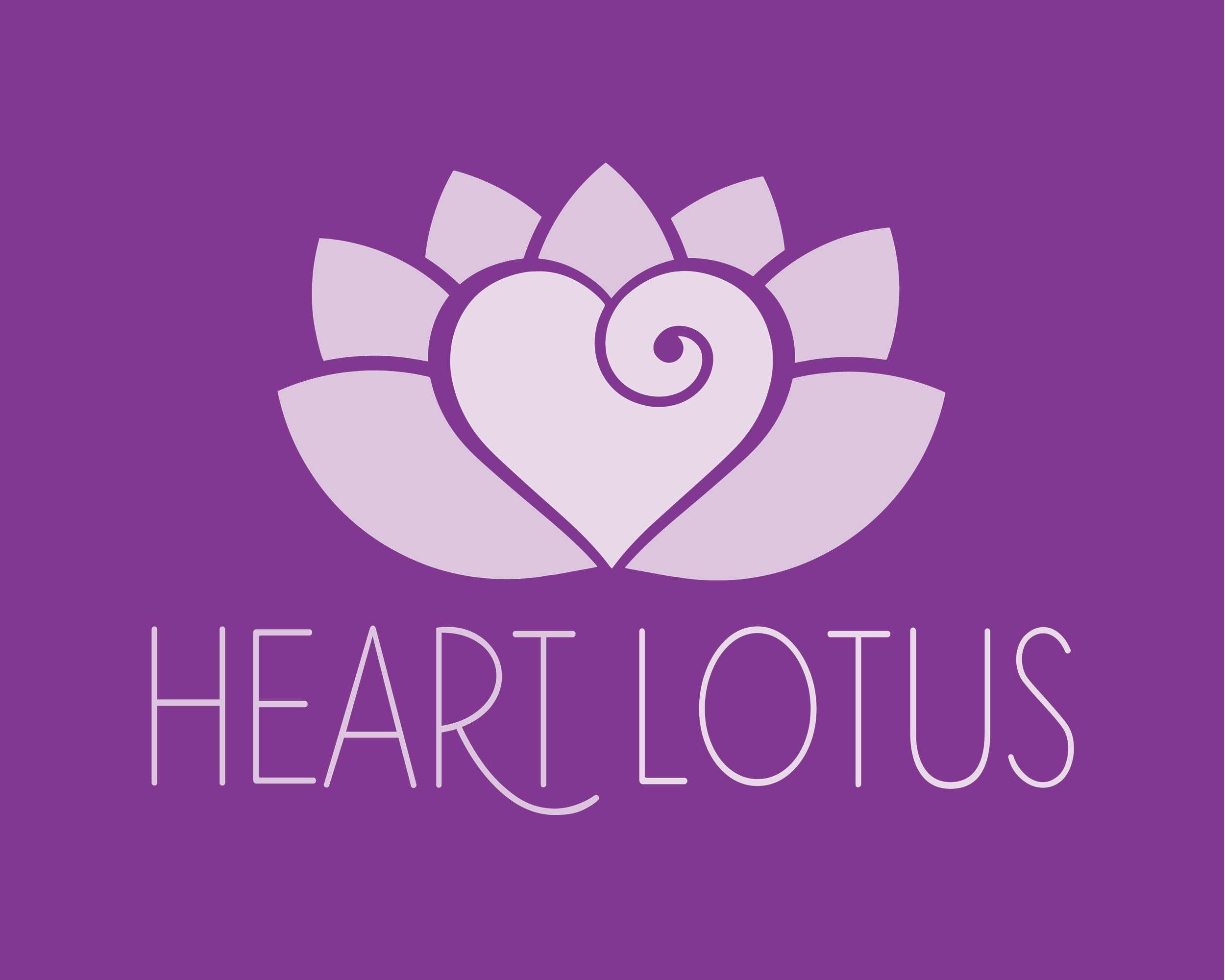 Heart Lotus Logo Design Lotus Logo Coaching Logo Premade - Etsy