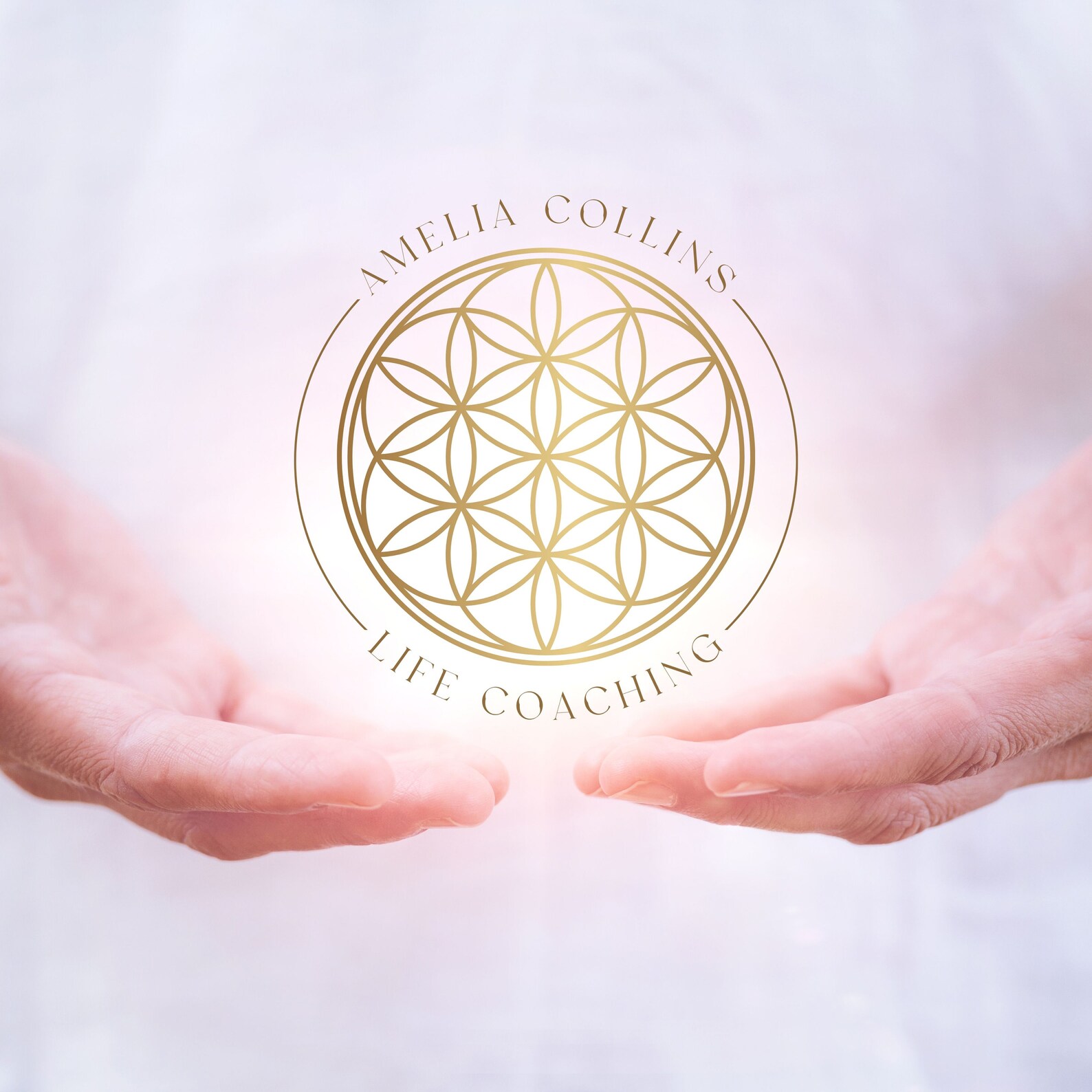 Flower of Life Editable Logo, Instant Access, DIY Canva Template Logo ...