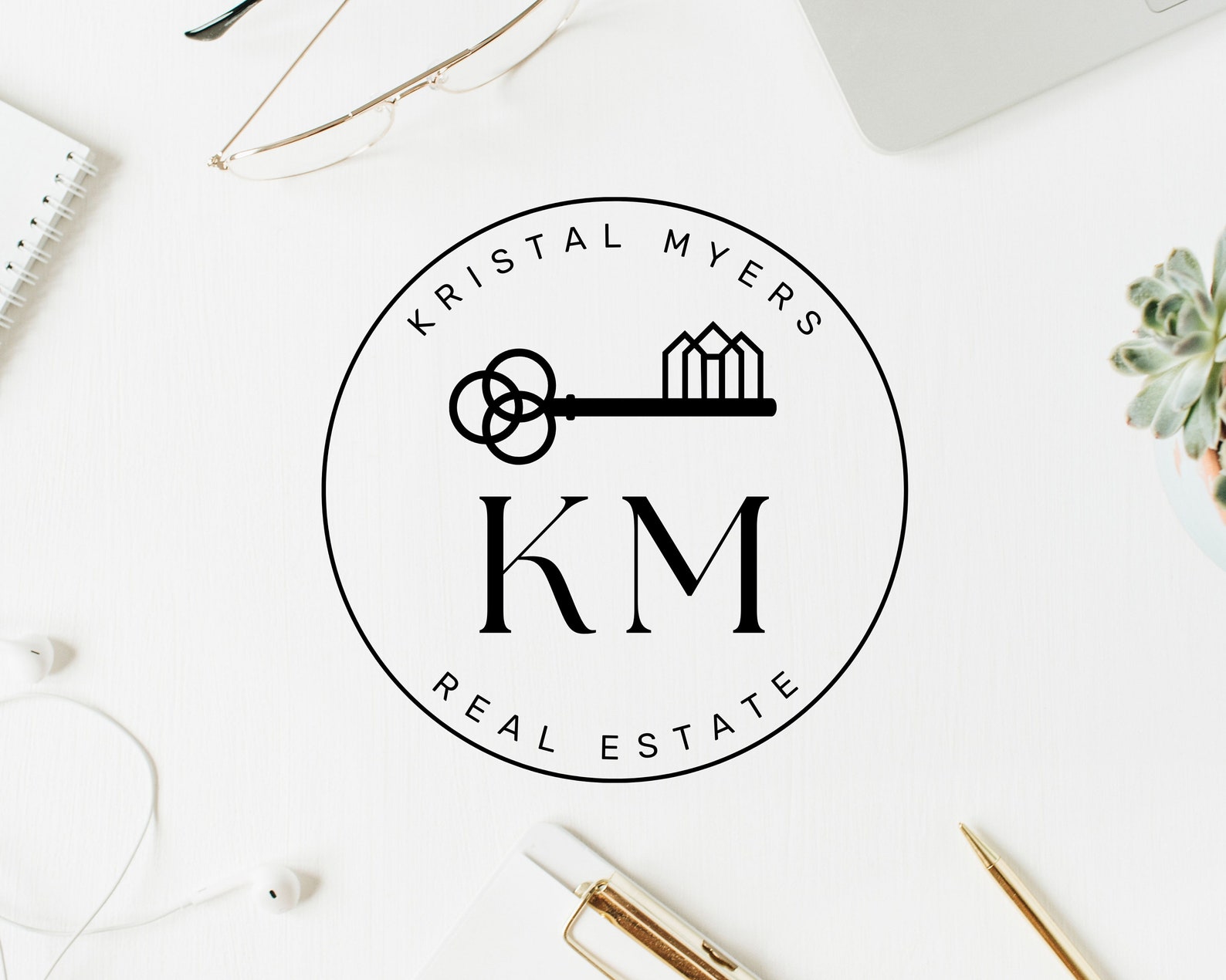 Premade Real Estate Logo Gold Realtor Logo Submark and - Etsy