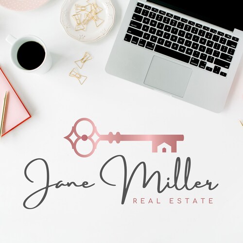 Premade Real Estate Logo Gold Realtor Logo Submark and - Etsy