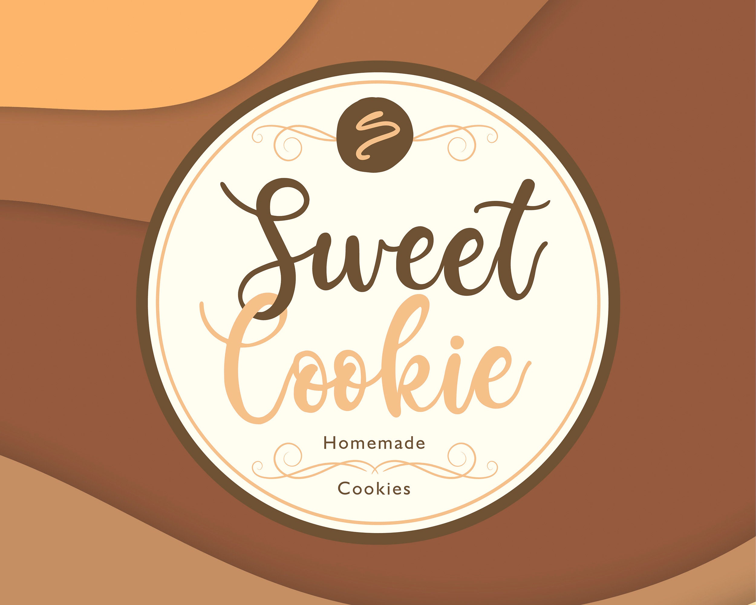Sweet Cookie Logo, Bakery Logo, Candy Logo, Cookie Logo, Cake Logo ...