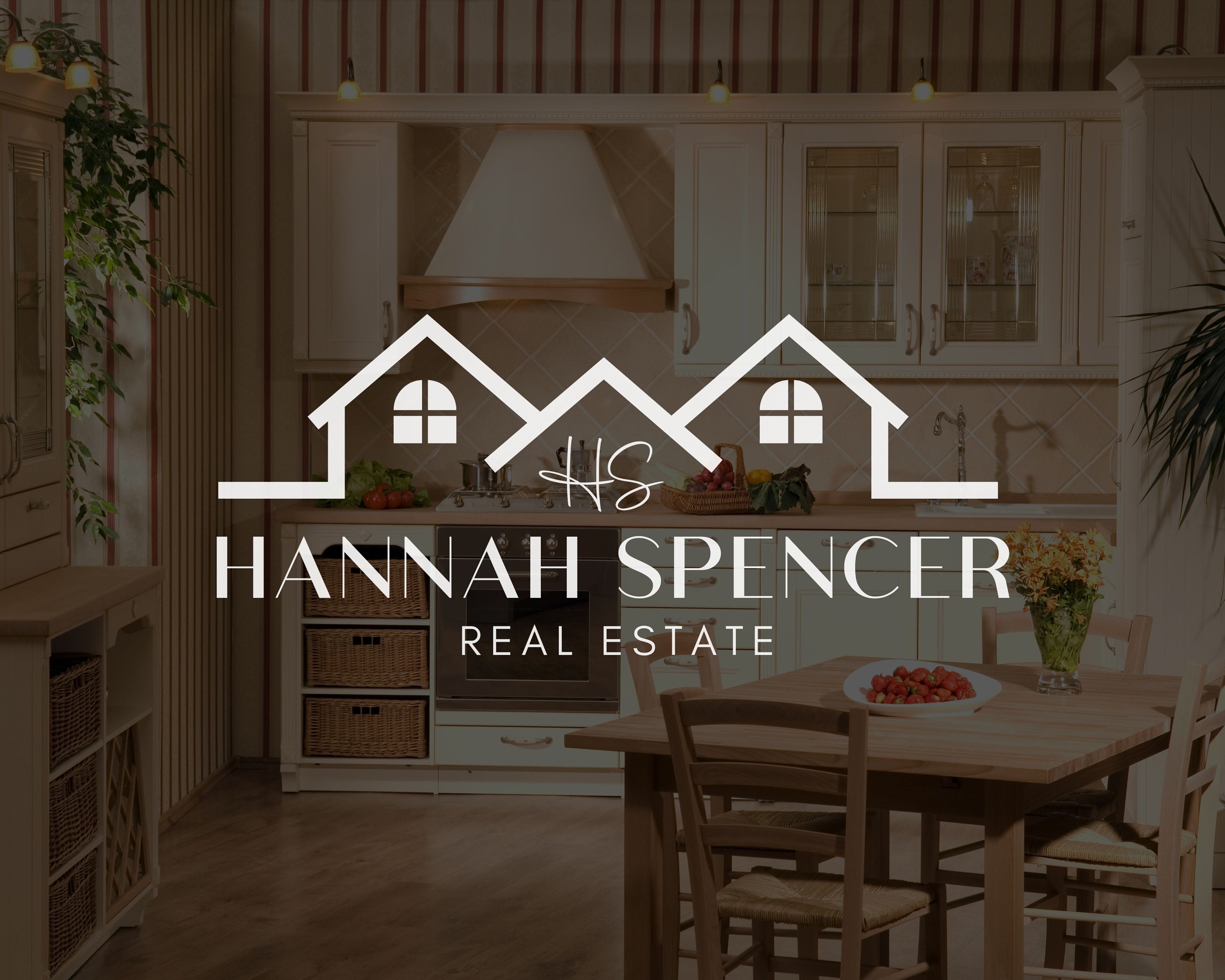 Editable Logo Design, DIY Real Estate Logo Template, Realtor Logo ...