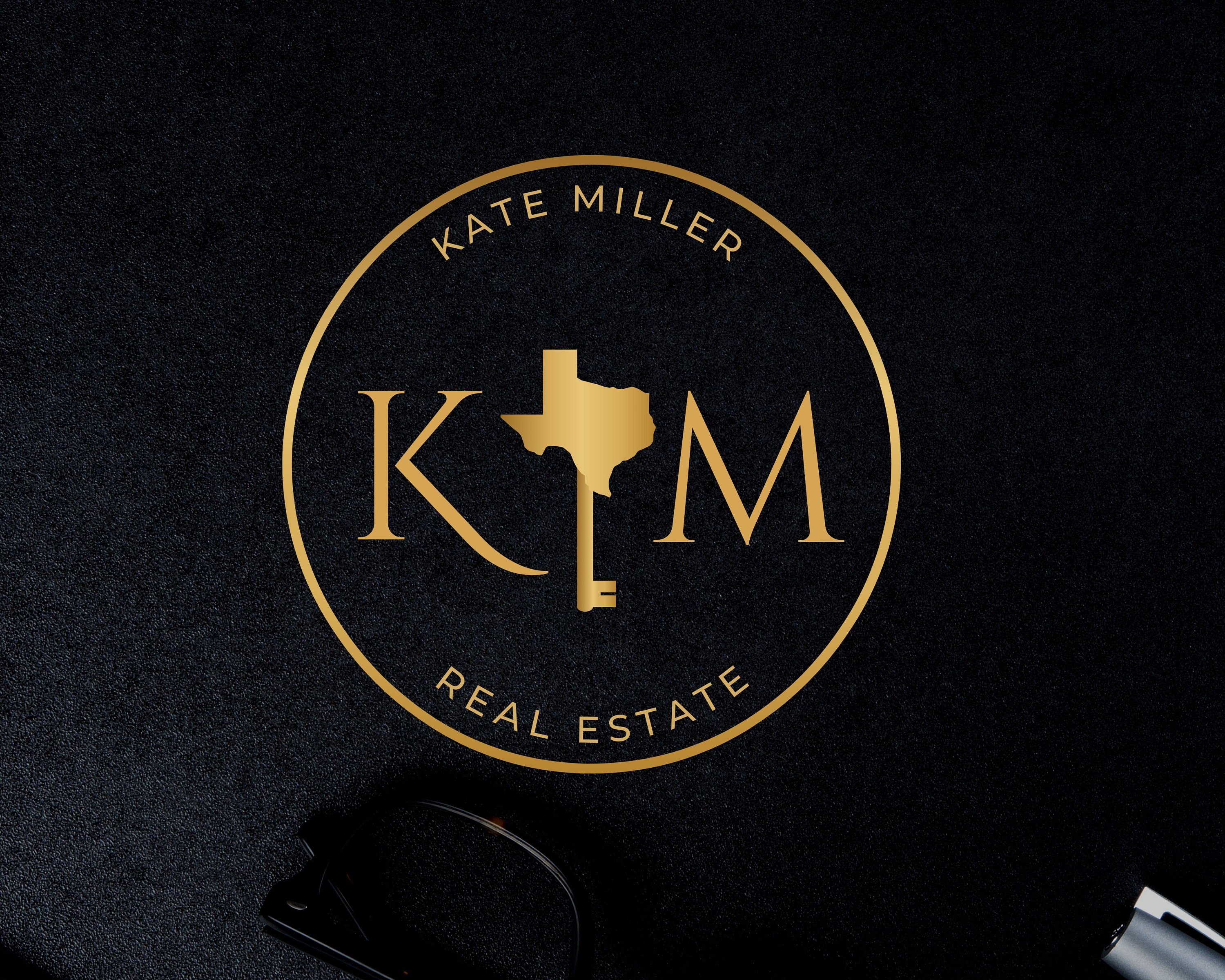 Texas Real Estate Logo Design. Texas Broker Logo is a House Signature ...