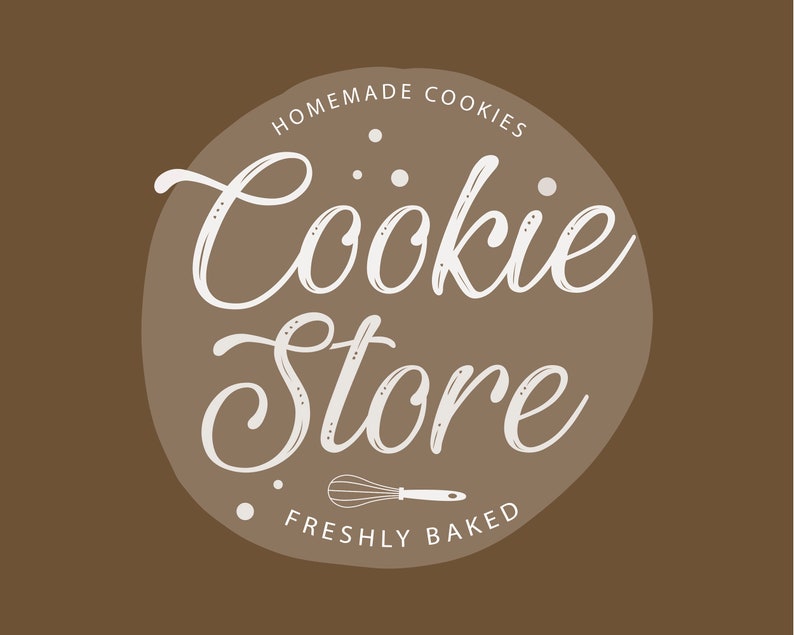 Cookie Store Logo Design Will Be Personalized With Your - Etsy