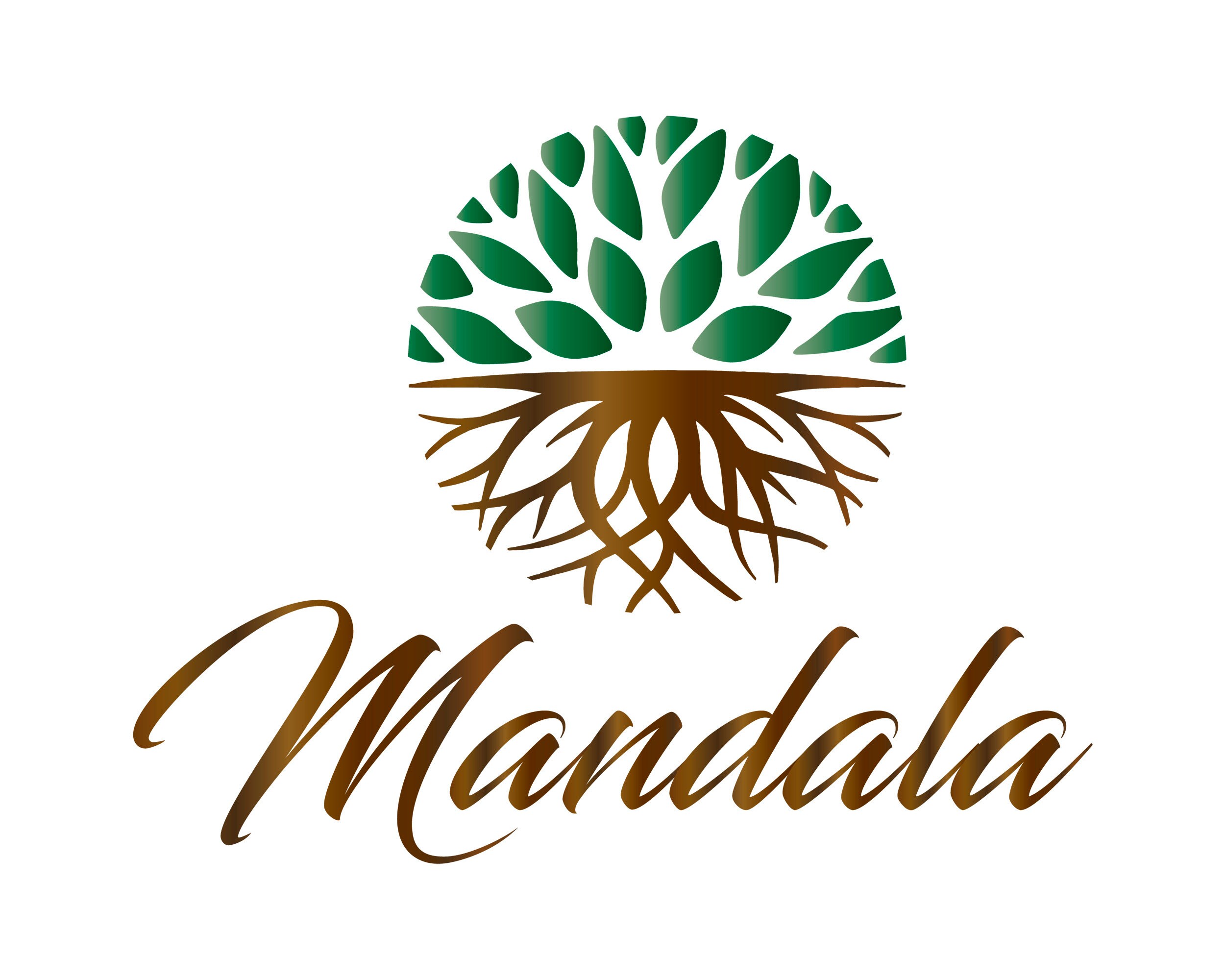 Tree Mandala Logo, Tree of Life Logo, Green Logo, Spa Logo, Wellness ...