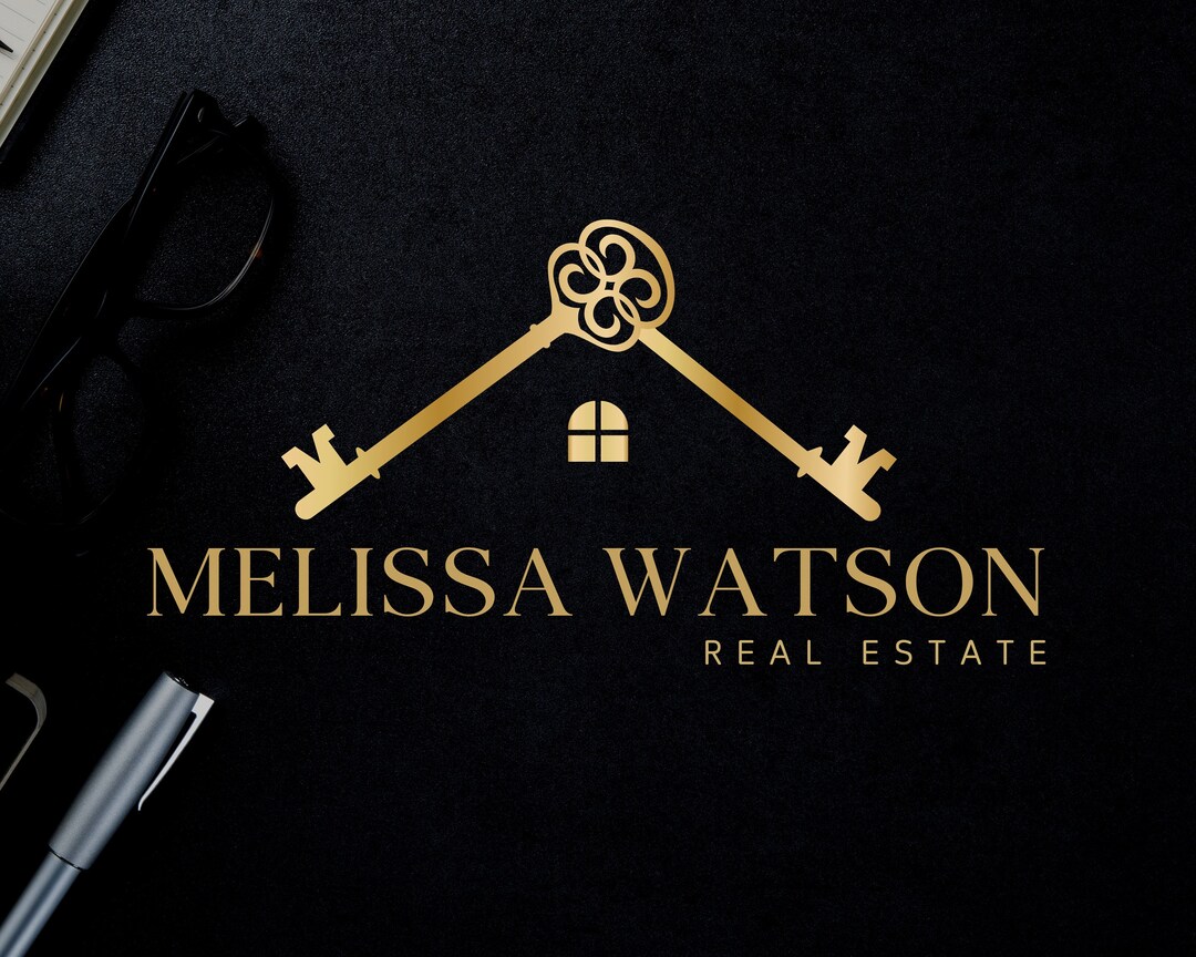 Premade Real Estate Logo - Gold Realtor - Logo, Submark and Watermarks ...