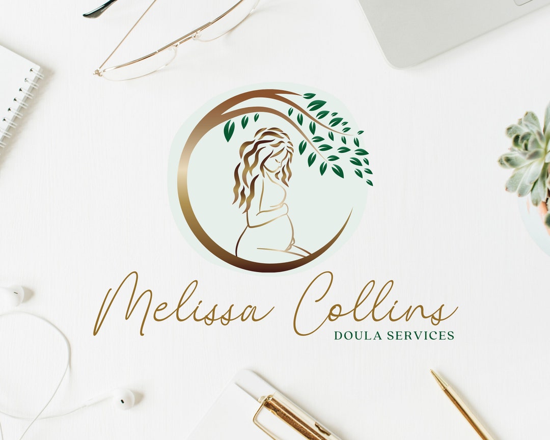 Premade Logo Design, Midwife Logo, Hebamme, Midwifery, Pregnancy Logo ...