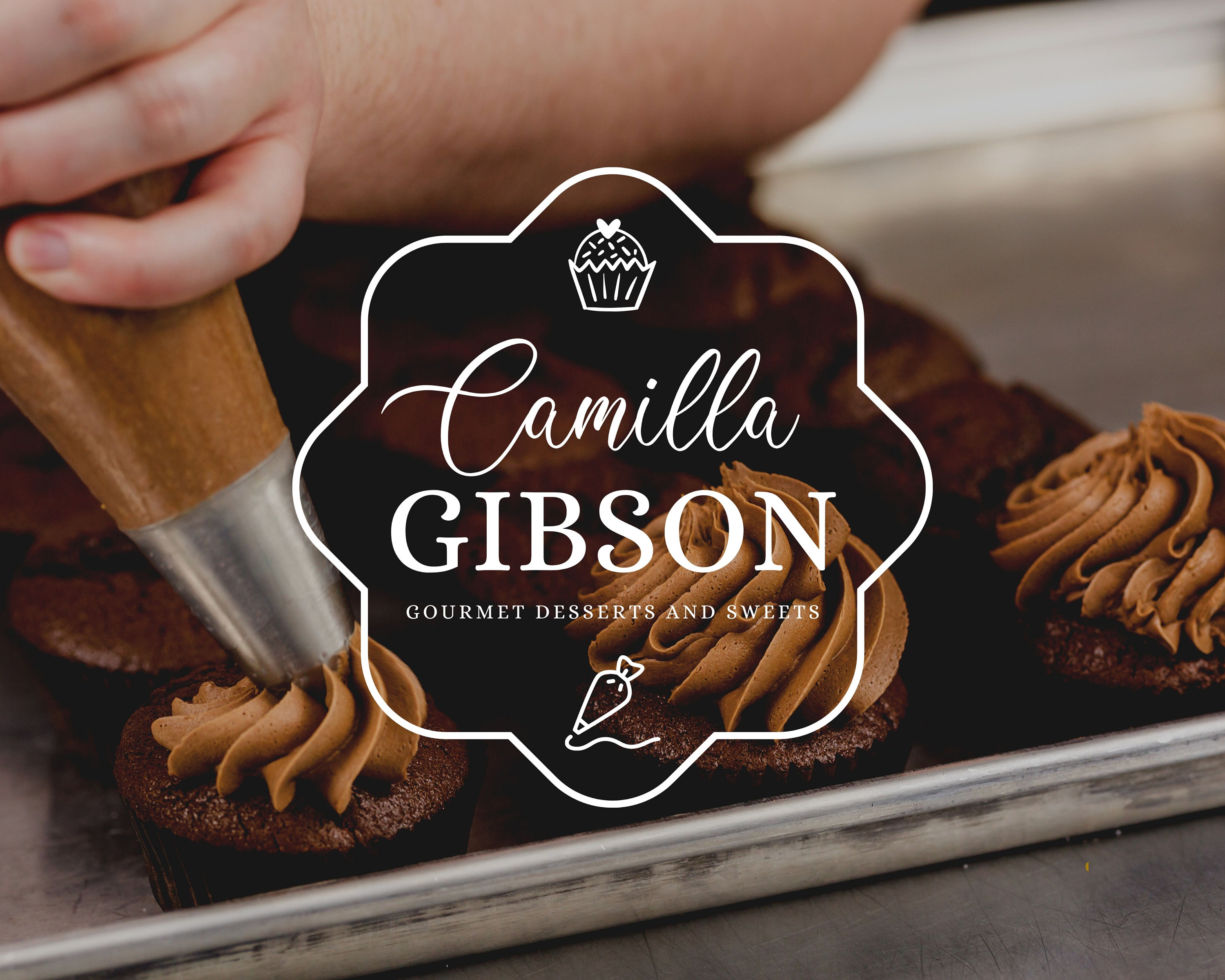 DIY Editable Bakery Logo Template Made in Canva Fully - Etsy