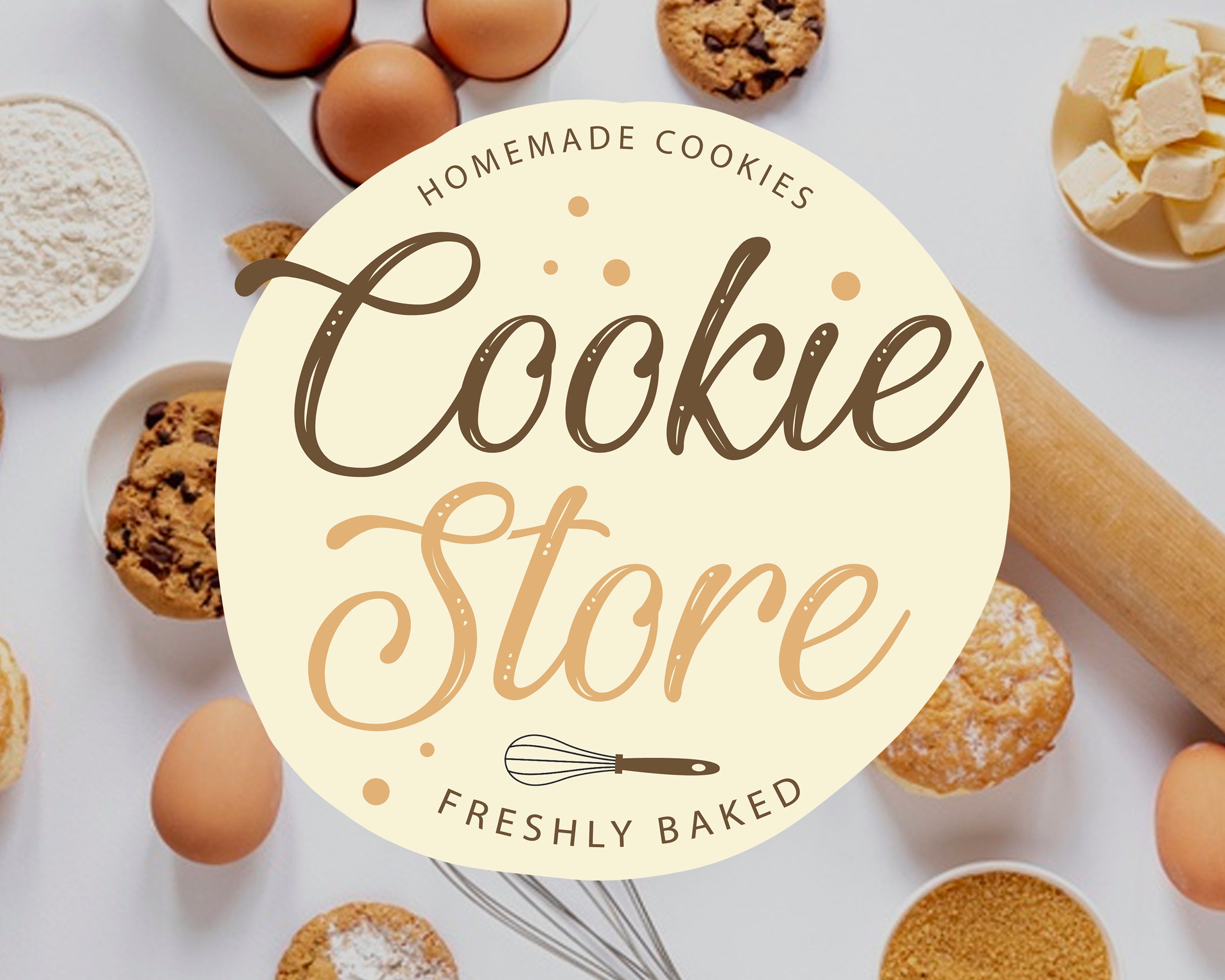 Cookie Store Logo Design Will Be Personalized With Your - Etsy