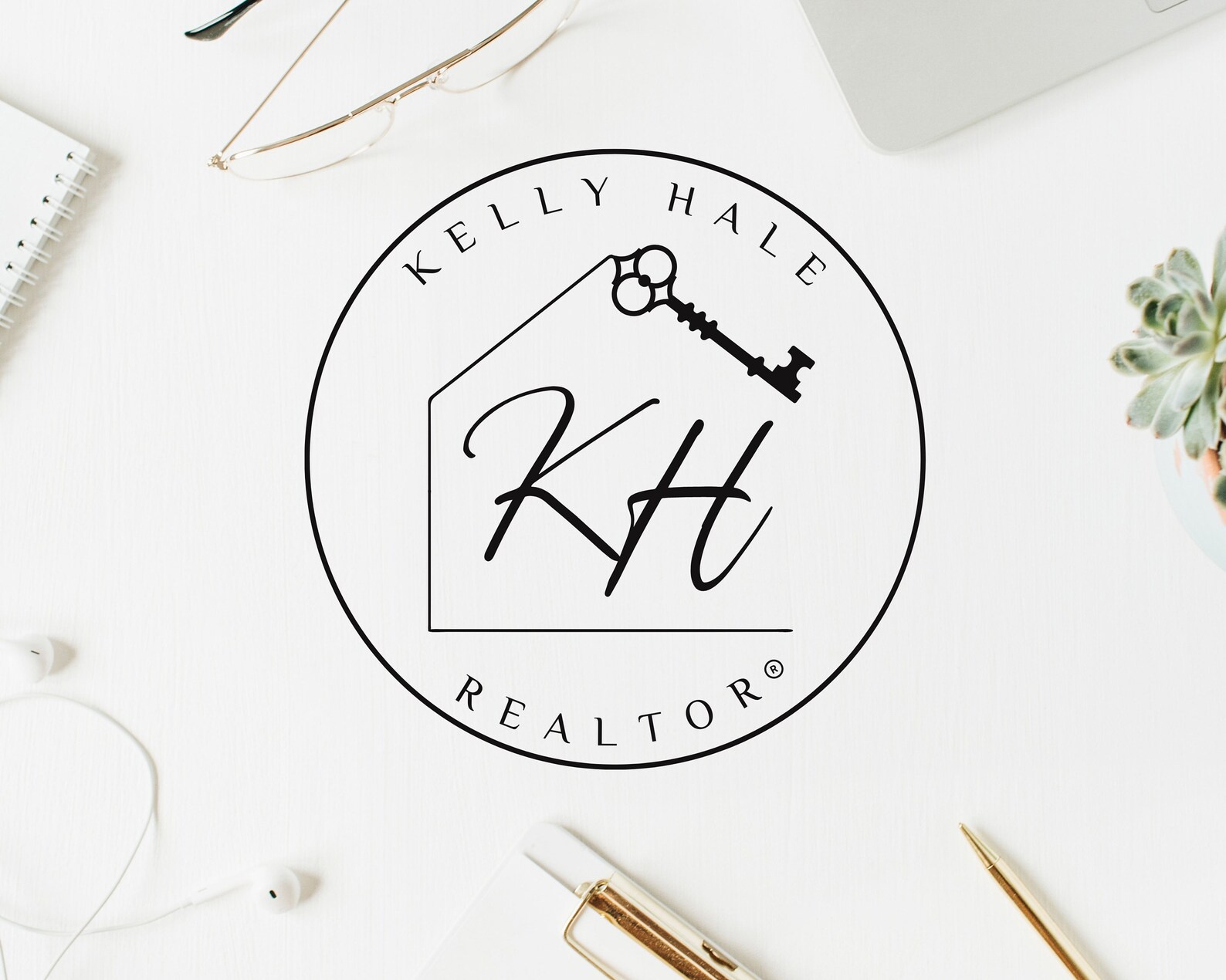 REALTOR Gold Signature Logo Design Real Estate Logo, Submark Logo and ...