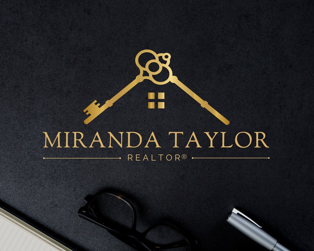 Realtor® Gold Premium Logo Design, Branding Kit: Logo + Sublogo ...