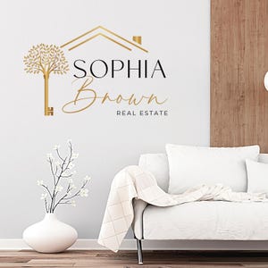 Tree House Premade Logo, Real Estate Agent Branding, Realtor Logo, Real ...