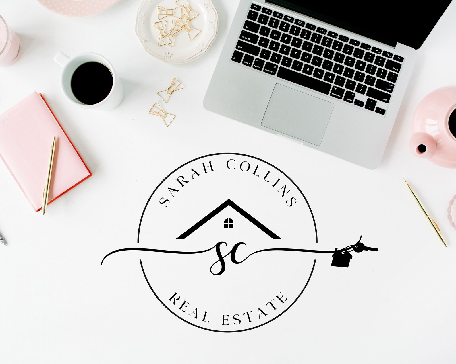 Real Estate Premade Logo Design Logo Submark and Watermark | Etsy