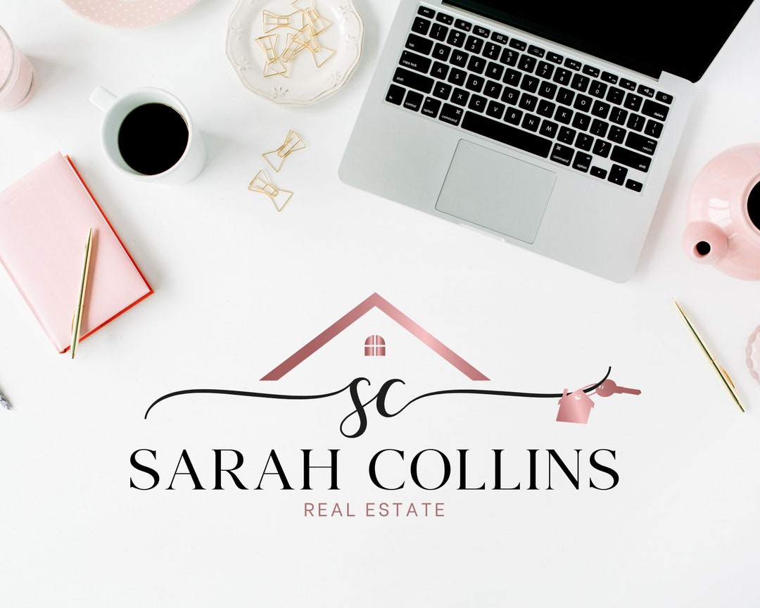 Realtor Logo Rose Gold - Signature Key Logo, Submark and Watermarks ...